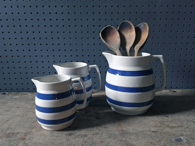 Graduated jugs - H is for Home